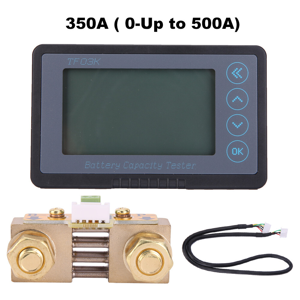 12V Battery Monitor High Low Voltage Programmable Alarm with Shunt Wire ...