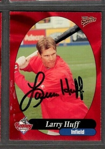 1999 Multi-Ad #17 Larry Huff Reading Phillies Signed Autograph (F28) | eBay
