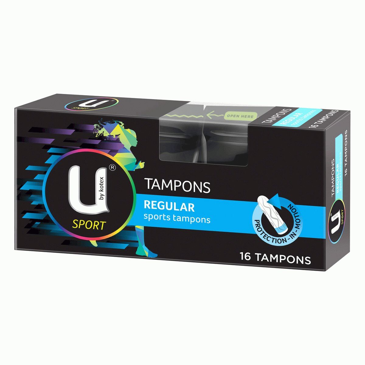 KOTEX U SPORT TAMPONS REGULAR 16 UBK FEM REG BY - PACK | eBay Australia