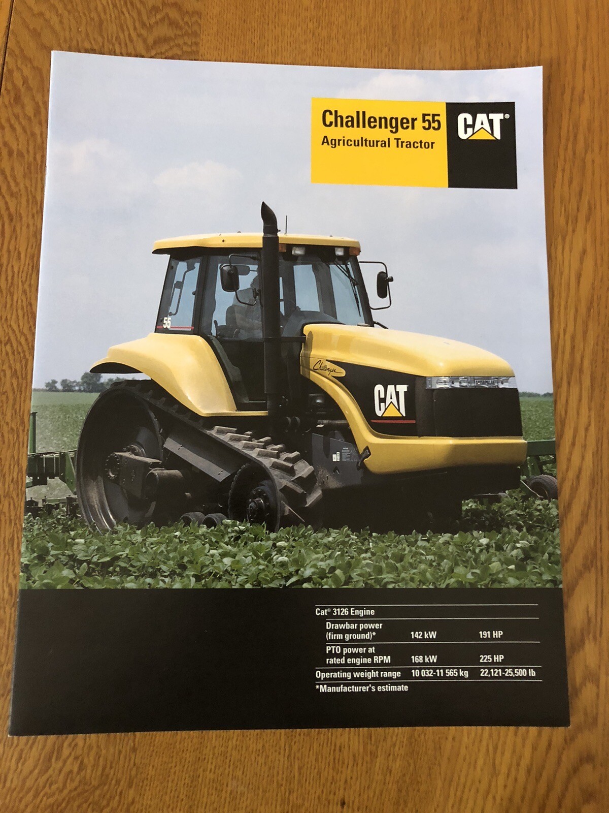 1996 CAT Caterpillar Challenger 55 Ag Tractor Advertising Sales ...