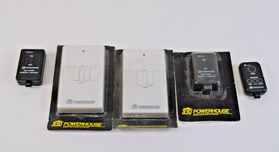 X-10 Lot of 5: 3-Key Chain Remotes & 2-2 Unit Wireless Wall Switches # ...