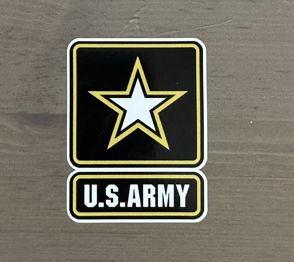 U.S. ARMY LOGO STICKER SMALL CELL PHONE STICKER iPhone STICKER HARD HAT ...
