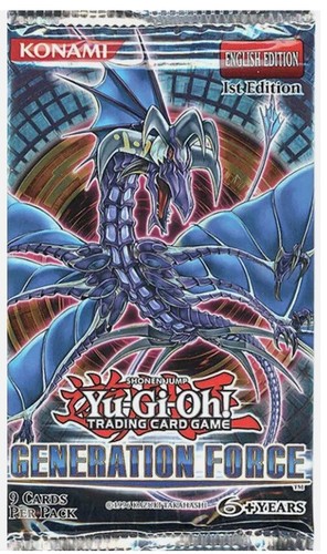 YuGiOh! TCG Generation Force Booster Pack (1st Edition) English Factory ...