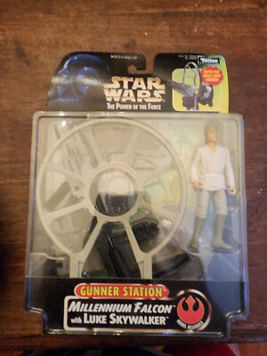 Kenner Star Wars Gunner Station Millennium Falcon with Luke Skywalker ...