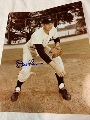 Don Larsen Signed Autographed 8 x 10 Photo New York Yankees | eBay