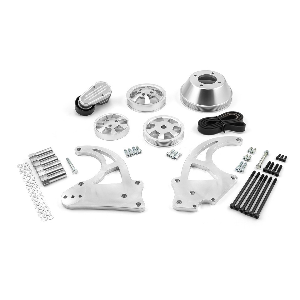 Speedmaster® Chevy GM LS1 LS2 LS3 LS6 Aluminum Serpentine Engine Pulley ...