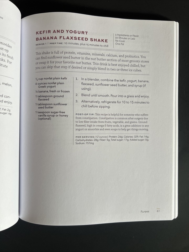 Easy Gastric Sleeve Bariatric Cookbook: 100 Recipes for Healing and ...