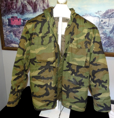 Vintage Duck Bay Large Camo Jacket Parka Removable Liner Full Zip | eBay