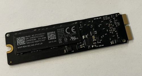 MacBook 256GB SSD Solid State Drive MZ-JPV256R/0A2 655-1858B | eBay
