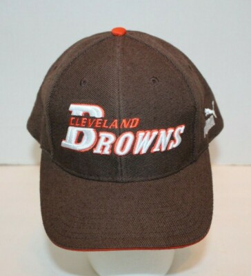 PUMA NFL Pro Line Cleveland Browns Football Brown Baseball Hat OSFA ...