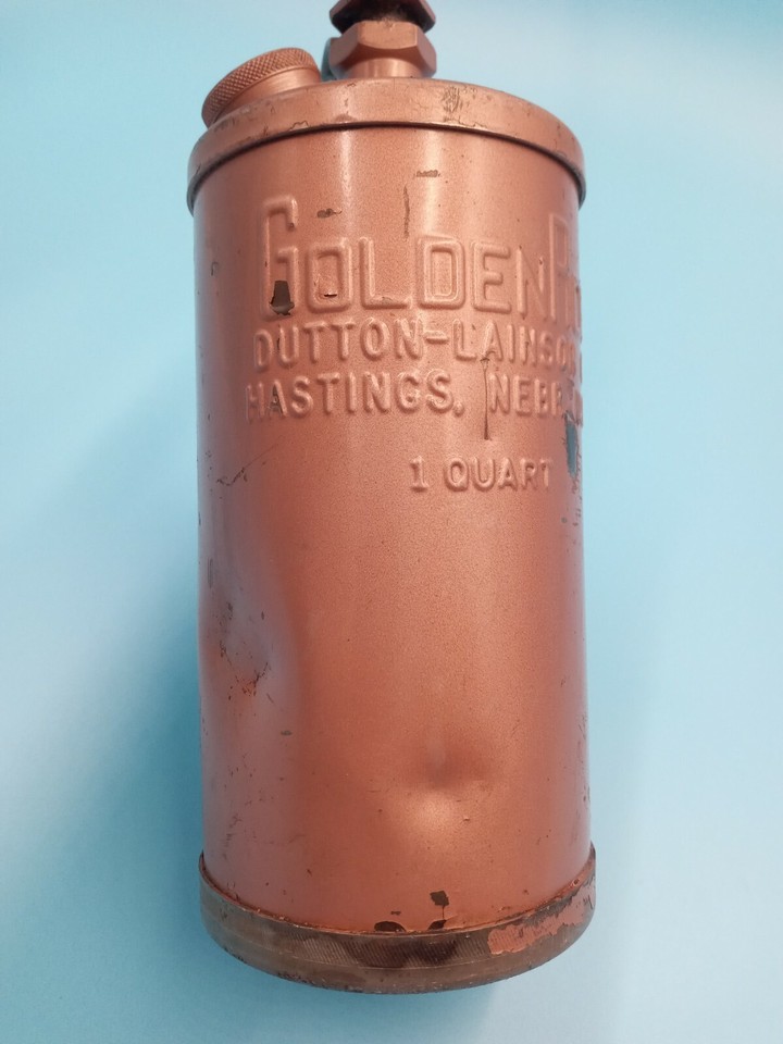 Rare Vintage Original Oiler 1930's Golden Rod Dutton-Lainson Hastings ...