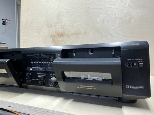 Vintage Sony TC-WE305 Dual Cassette Deck Player Recorder in ORIGINAL ...