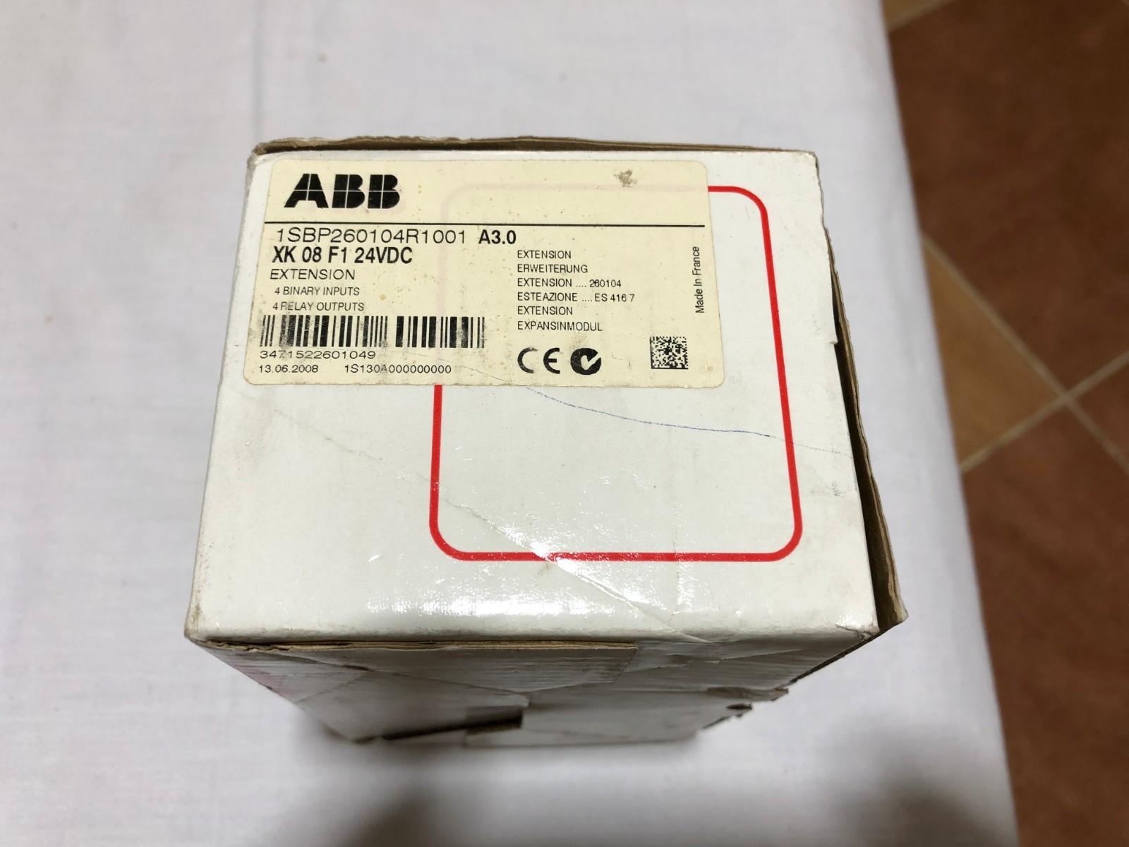 ABB Xk08f1 Digital Input/output Module 1SBP260104R1001 -new-fast for ...