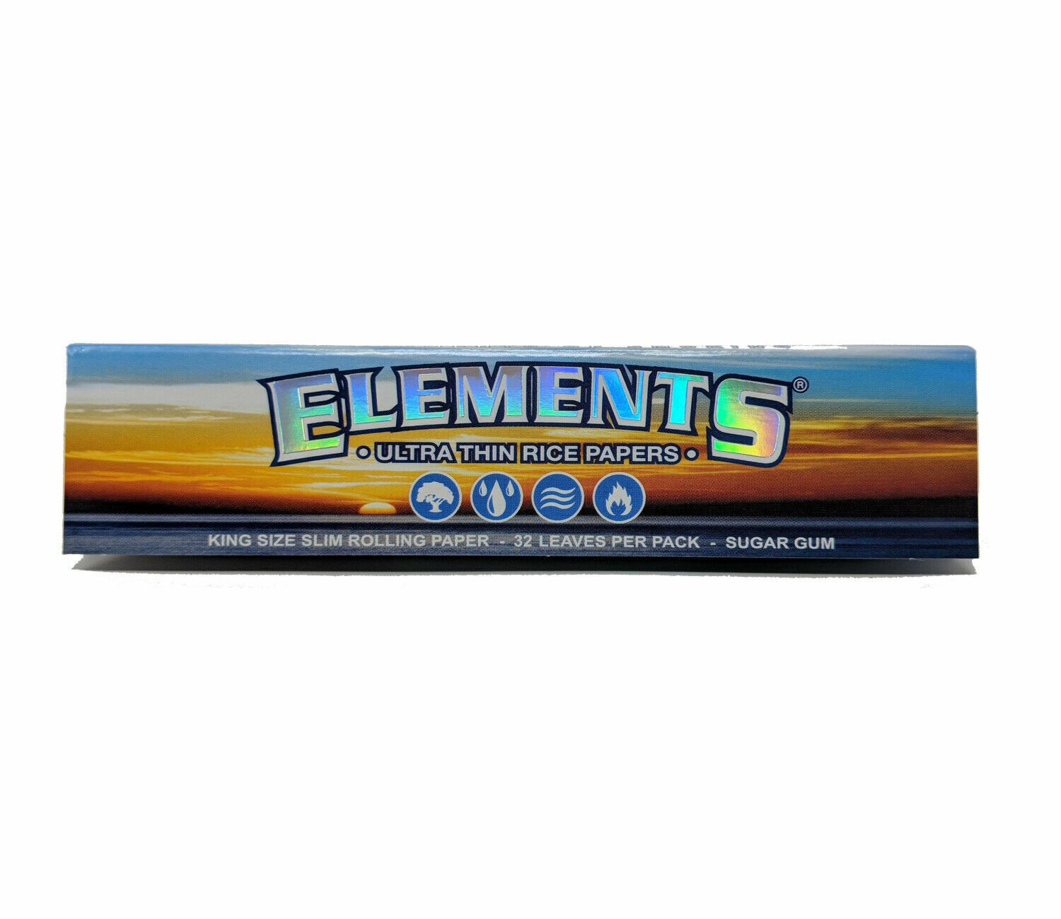 1 5 10 15 25 Elements Ultra Thin Rice King Size Slim Rolling Papers ...