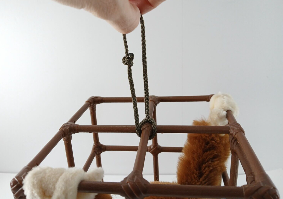 Vintage 1992 Trendmasters GOING APE MONKEY Shaking Screaming In Cage ...