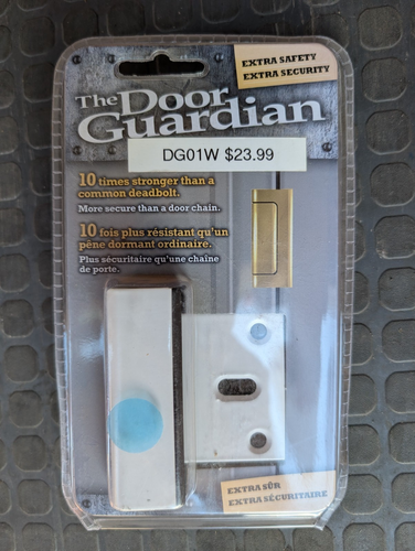 NEW Door Guardian Security Lock for Inward Swinging Doors Antique ...