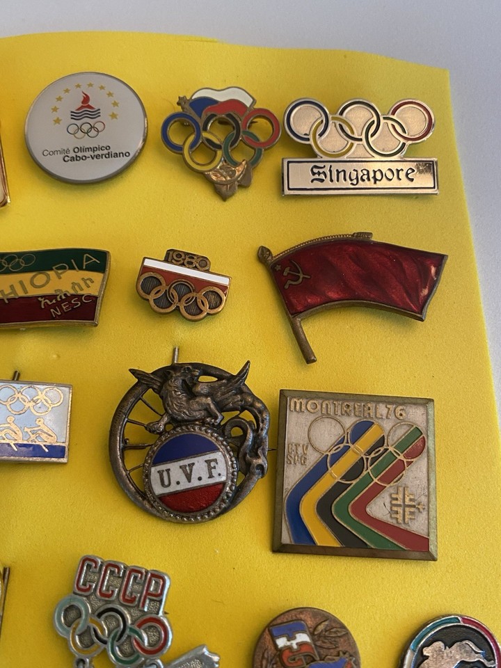 Historical NOC Pin Collection Including Singapore, Ethiopia, Mexico ...