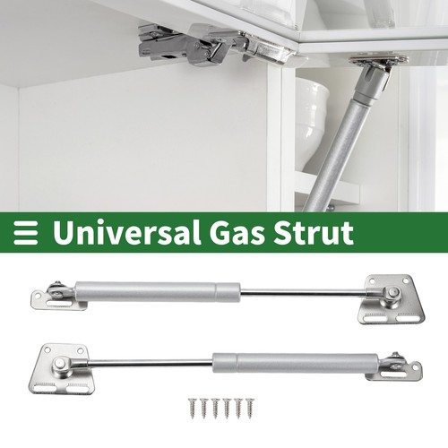 2 Set 20Ib/90N/9kg 10" Lift Support Struts Silver Tone for Kitchen ...
