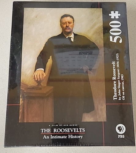 PBS The Roosevelts Theodore Roosevelt by John Singer Sargent 500 Pc ...