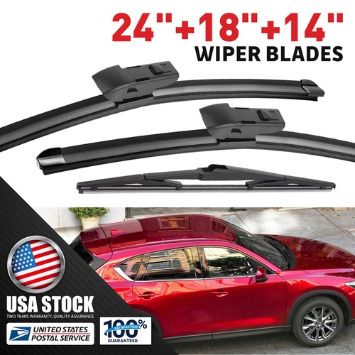 FRONT&REAR Windshield Wiper Blade For Mazda CX-5 KF 2017-2020 of 24 ...