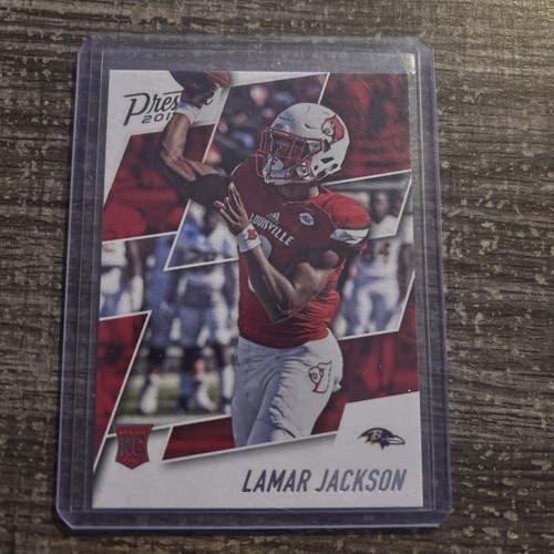 Lamar Jackson 2018 Panini Prestige Rookie Card #279 RC Baltimore Ravens ...