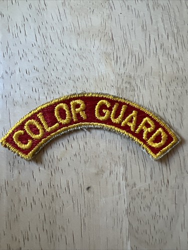 Vintage Red And Yellow Color Guard Patch | eBay