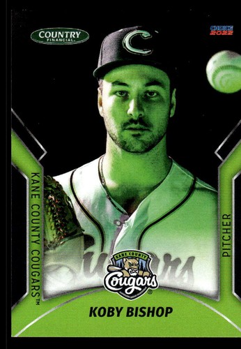 Koby Bishop 2022 Kane County Cougars #04 Kane County Cougars | eBay