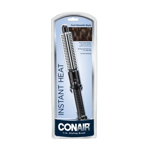Conair BC84 Instant Heat Dual Voltage Hot Styling Brush 3/4" for sale ...