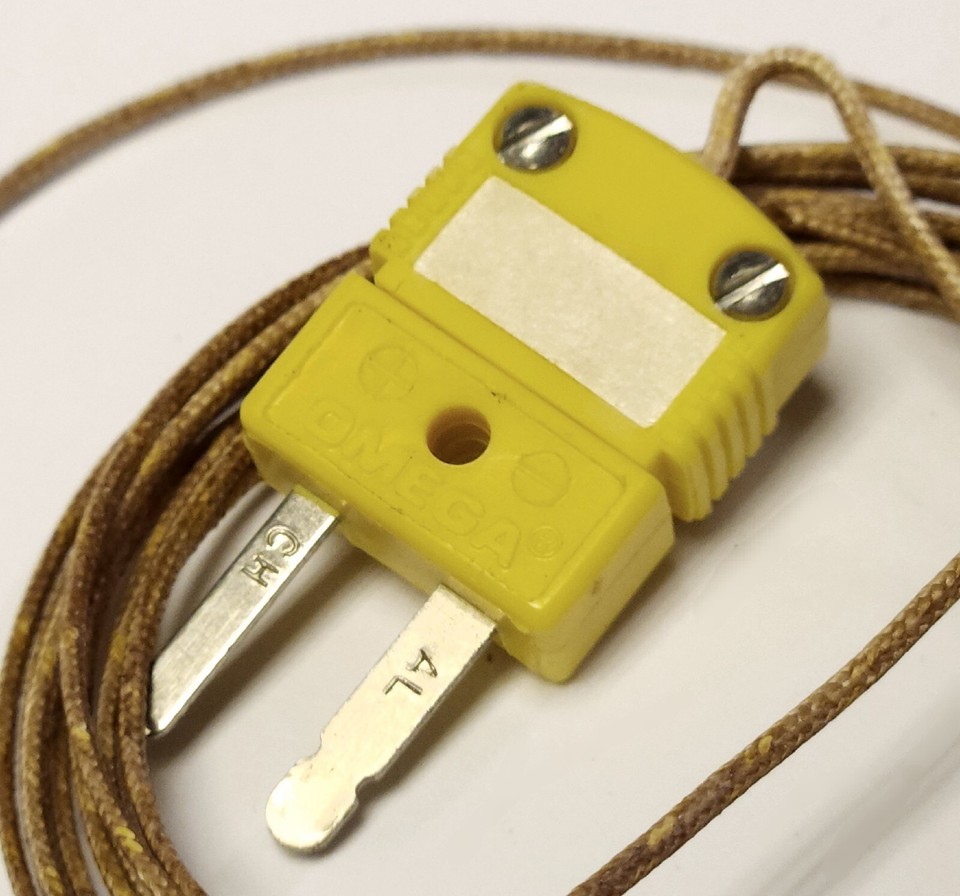 OMEGA K Type Flat Probe Type CH+ AL-Thermocouple Cable CH AL | eBay