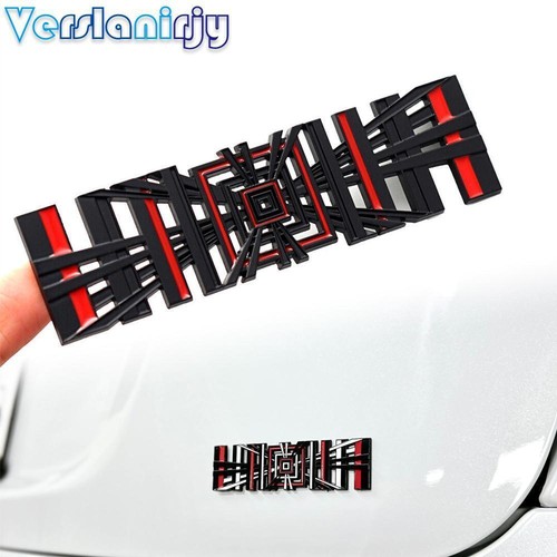PLAID Emblem Car Rear Trunk Lid Badge For Model X S 3 Y Roadster Black ...