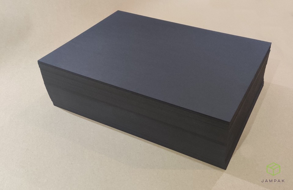 Black Card Paper Popset 80gsm/135gsm/170gsm/290/320gsm/400gsm Crafts ...