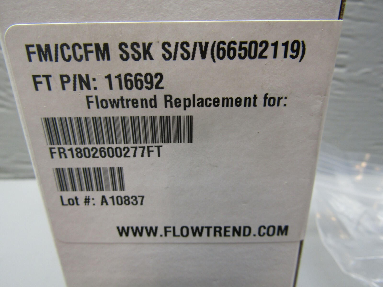 Flowtrend 66502119 FM/CCFM SSK S/S/V Seal Kit - Fristam 1802600277 | eBay