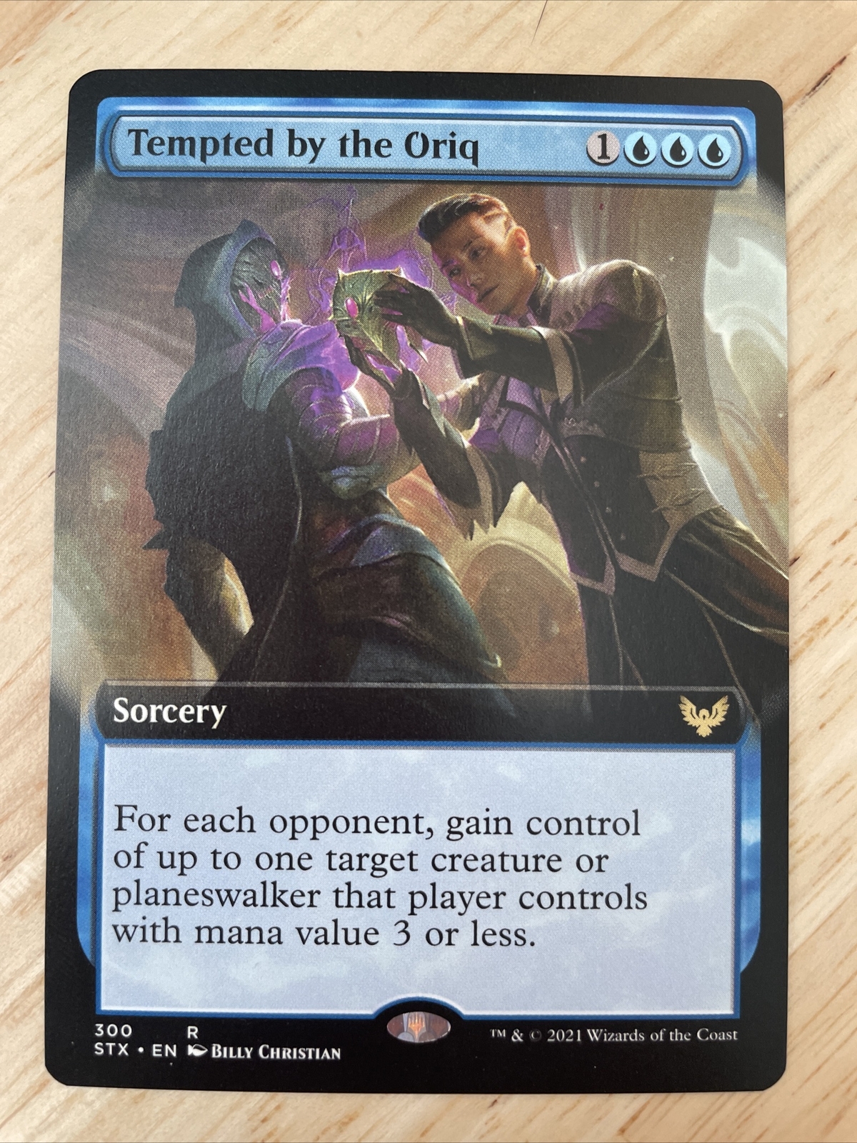 MTG Tempted by the Oriq Extended Art Regular Strixhaven School of Mages ...
