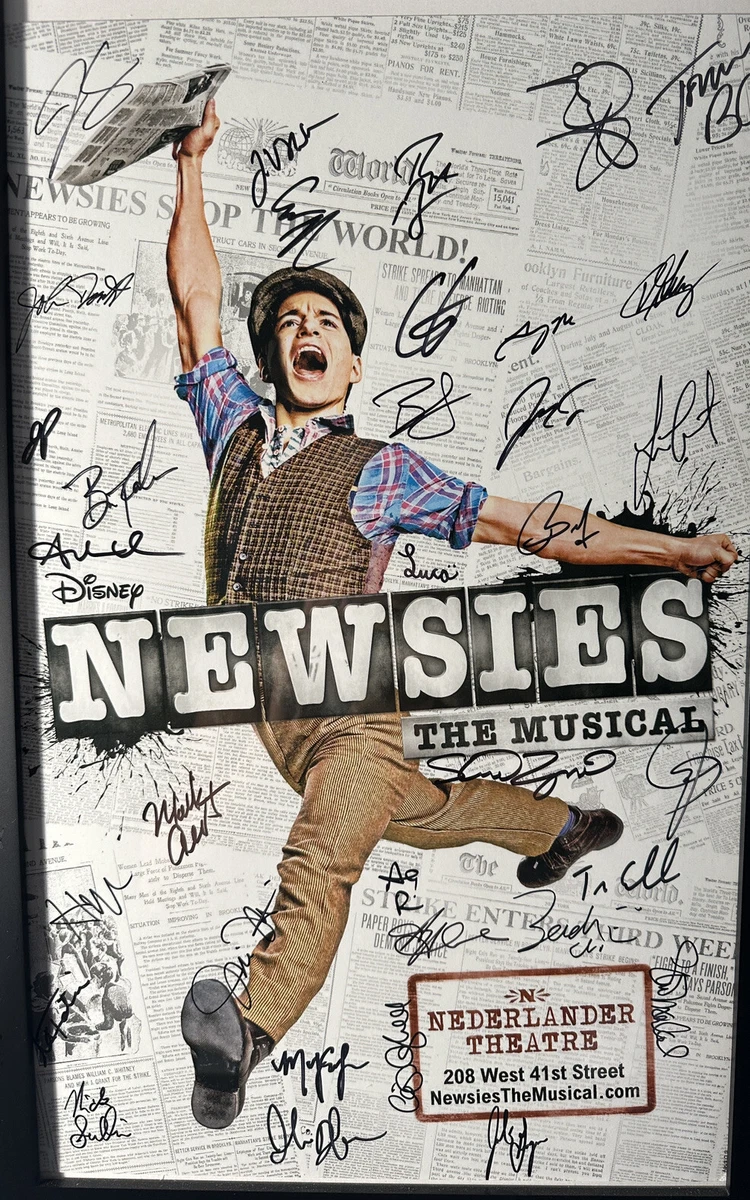 Newsies Broadway Poster
