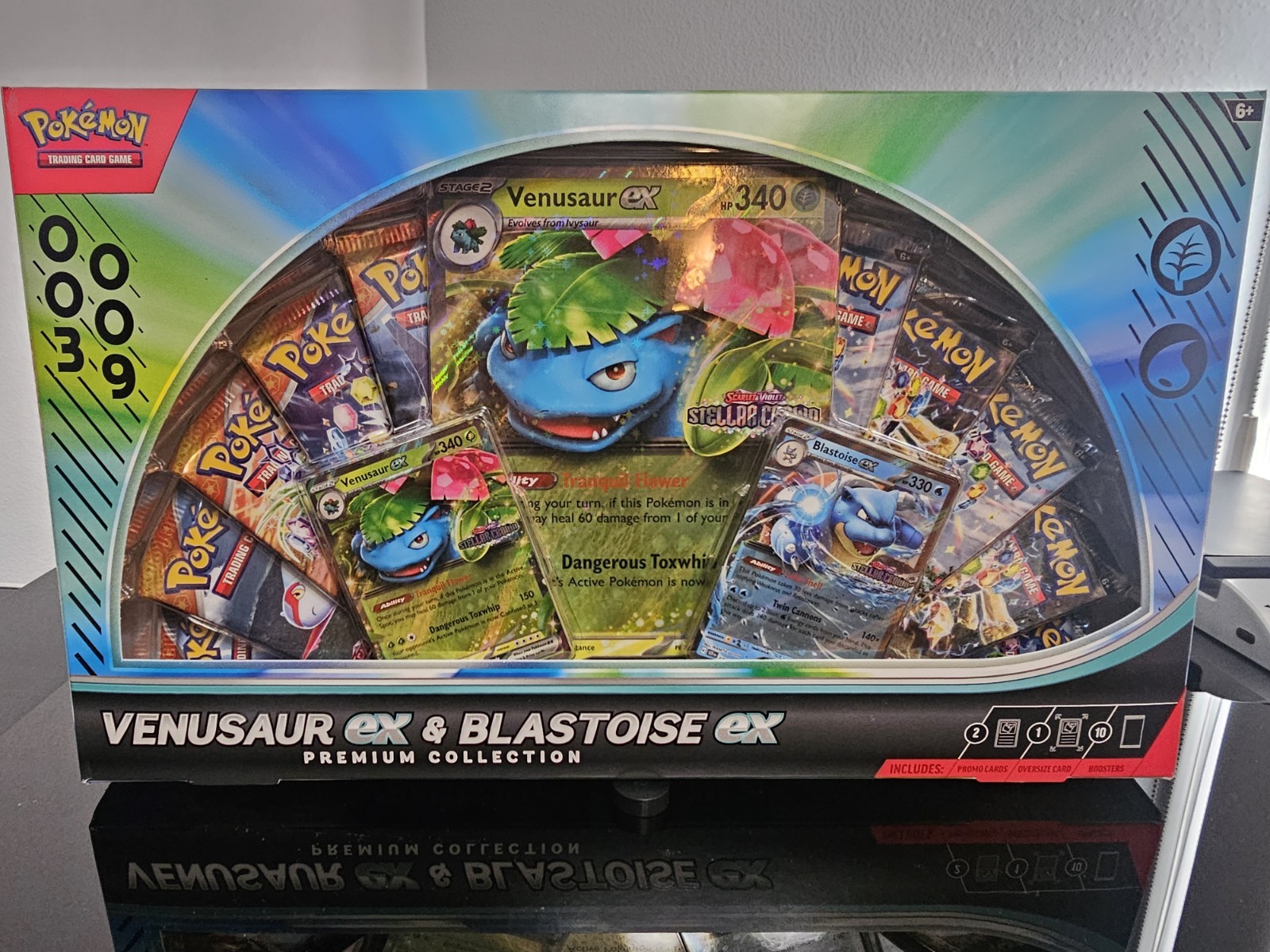 Pokemon TCG: Venusaur Ex And Blastoise Ex Premium Collection Box ...