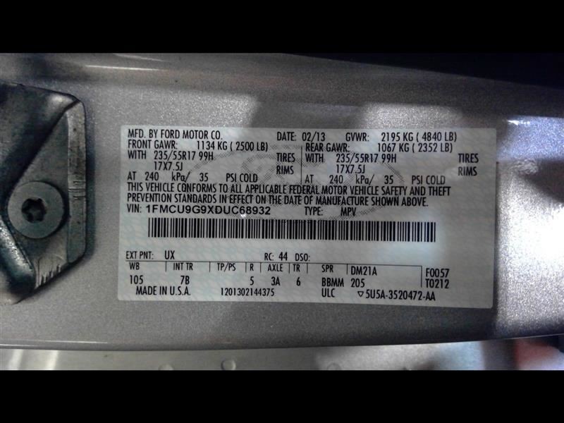 Temperature Control Front Dual Zone Thru 02/21/15 Fits 13-15 ESCAPE ...