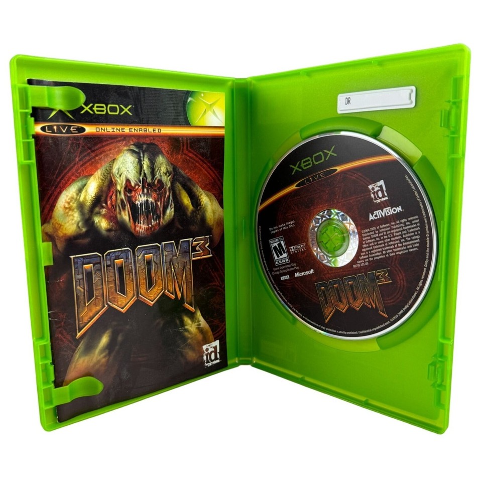 Doom 3 (Microsoft Xbox, 2005) CIB Tested Working | eBay
