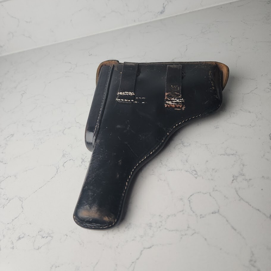 Postwar West German Police Leather Holster Geco STAR B Pistols | eBay