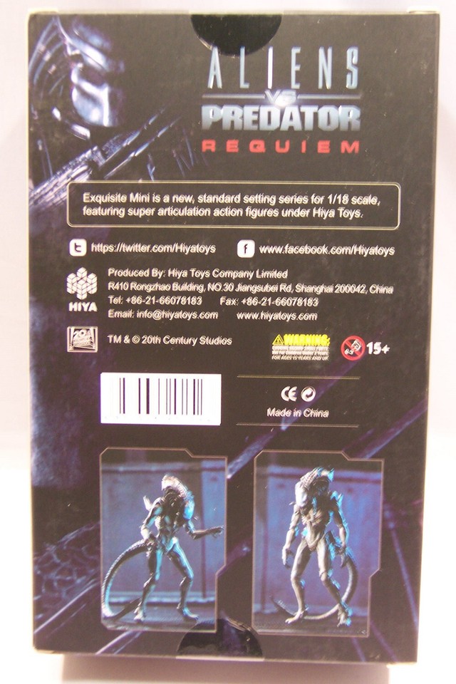 HIYA ALIEN VS PREDATOR: PREDALIEN 5.5in DELUXE 1:18 SCALE ACTION FIGURE ...