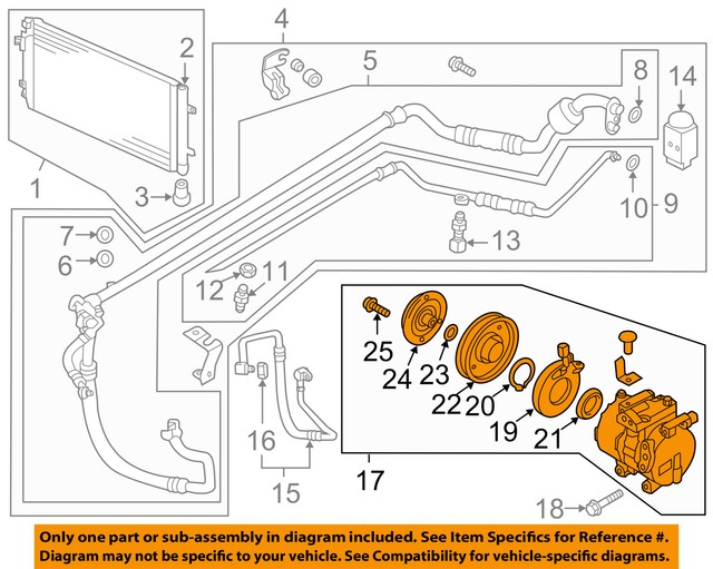 12 13 14 Hyundai Accent AC Compressor OEM 977011R000 for sale online | eBay