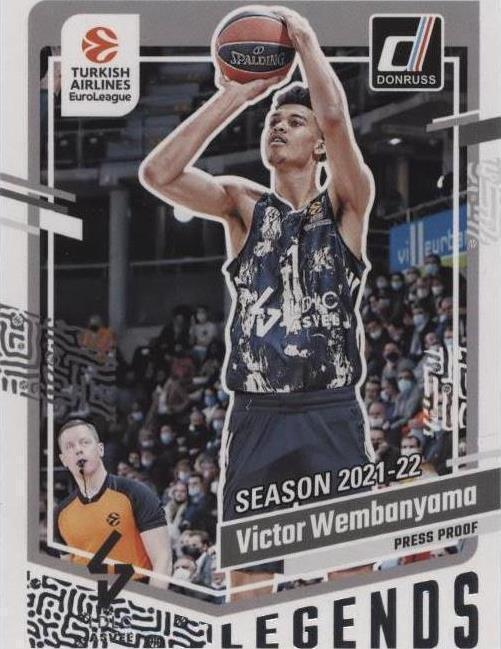 2023-24 Panini Donruss EuroLeague - Legends Victor Wembanyama #161 ...
