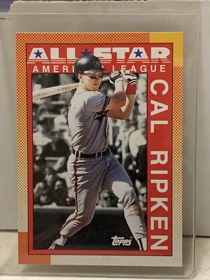 1990 Topps Baseball Cal Ripken Card #388 Baltimore Orioles All Star MVP ...
