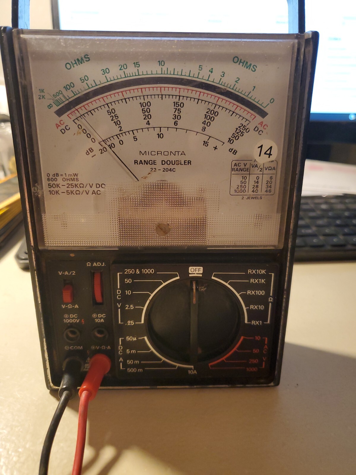 Micronta Range Doubler Multitester 43 Ranges 22-204c w/ Leads | eBay