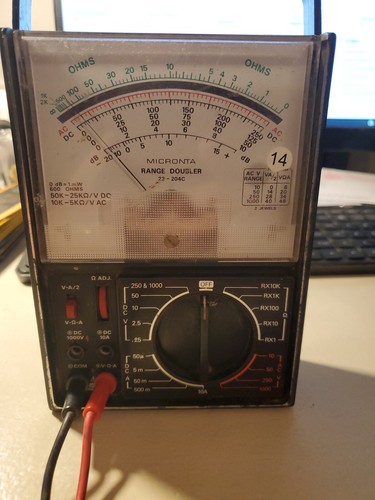 Micronta Range Doubler Multitester 43 Ranges 22-204c w/ Leads | eBay