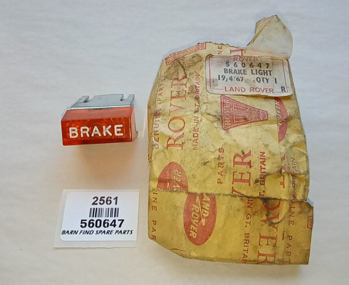 Genuine Land Rover Brake Warning Light Lens 560647 New Old Stock | eBay