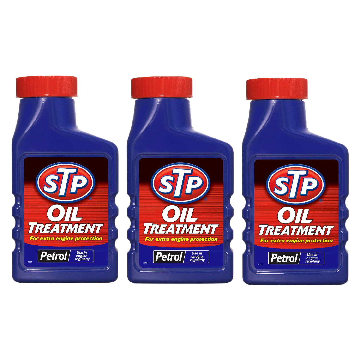 3 x STP Petrol Engine Oil Treatment Additive - Extra Engine Protection ...