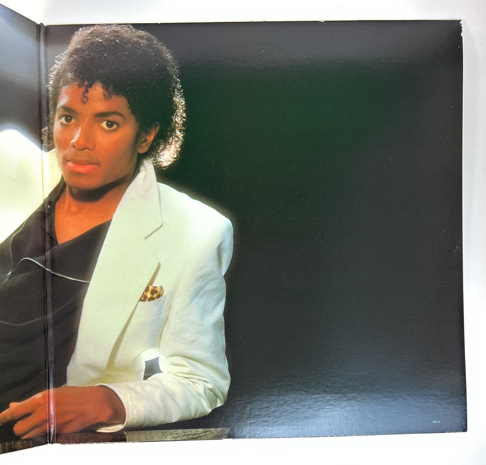 Rare Michael Jackson Thriller Vinyl LP QE 38112 Rear Cover Error ...