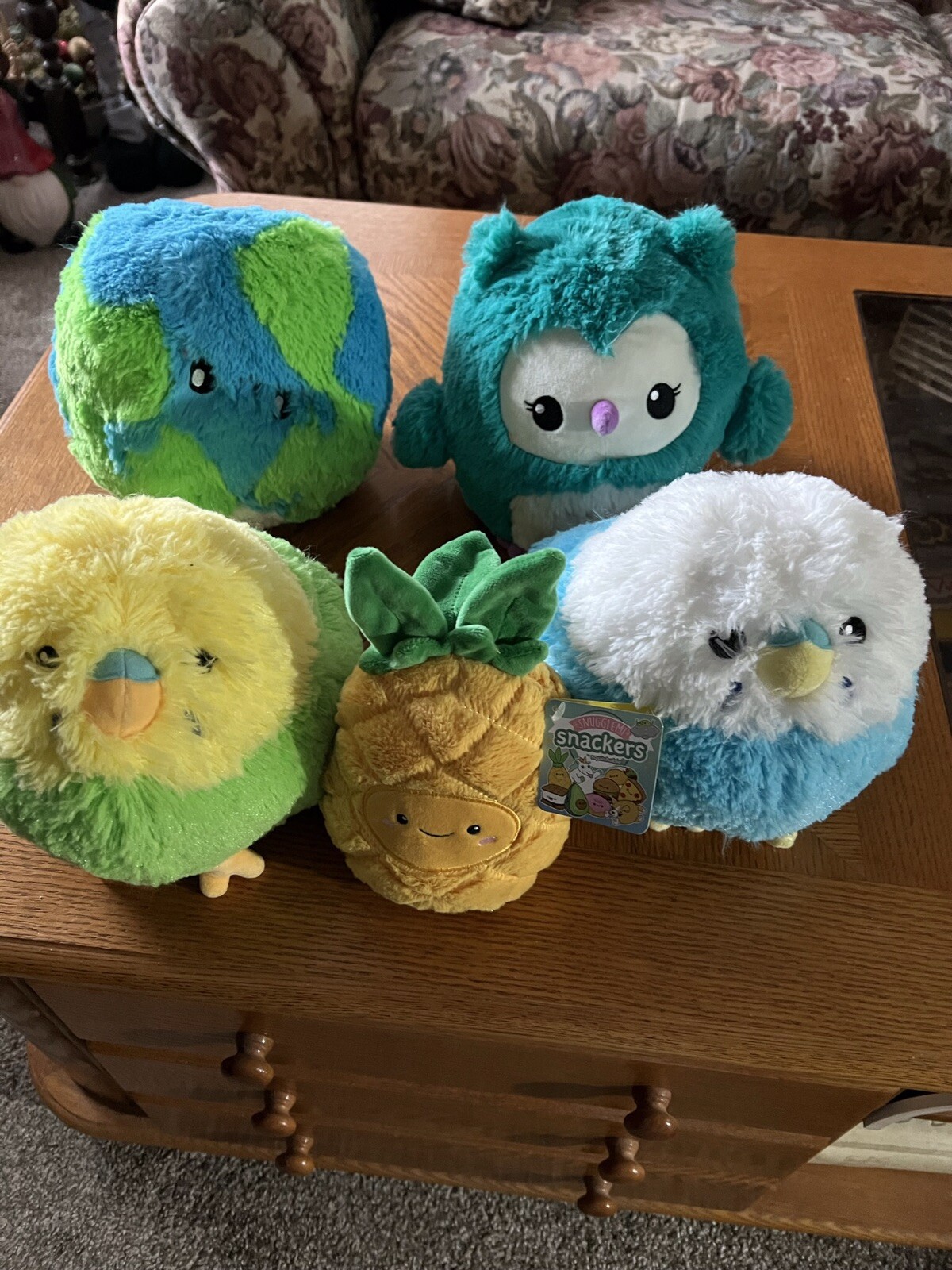 Squishable 5 Plush Green Yellow Bird Blue White Kawaii, Owl, Pineapple And ? | eBay