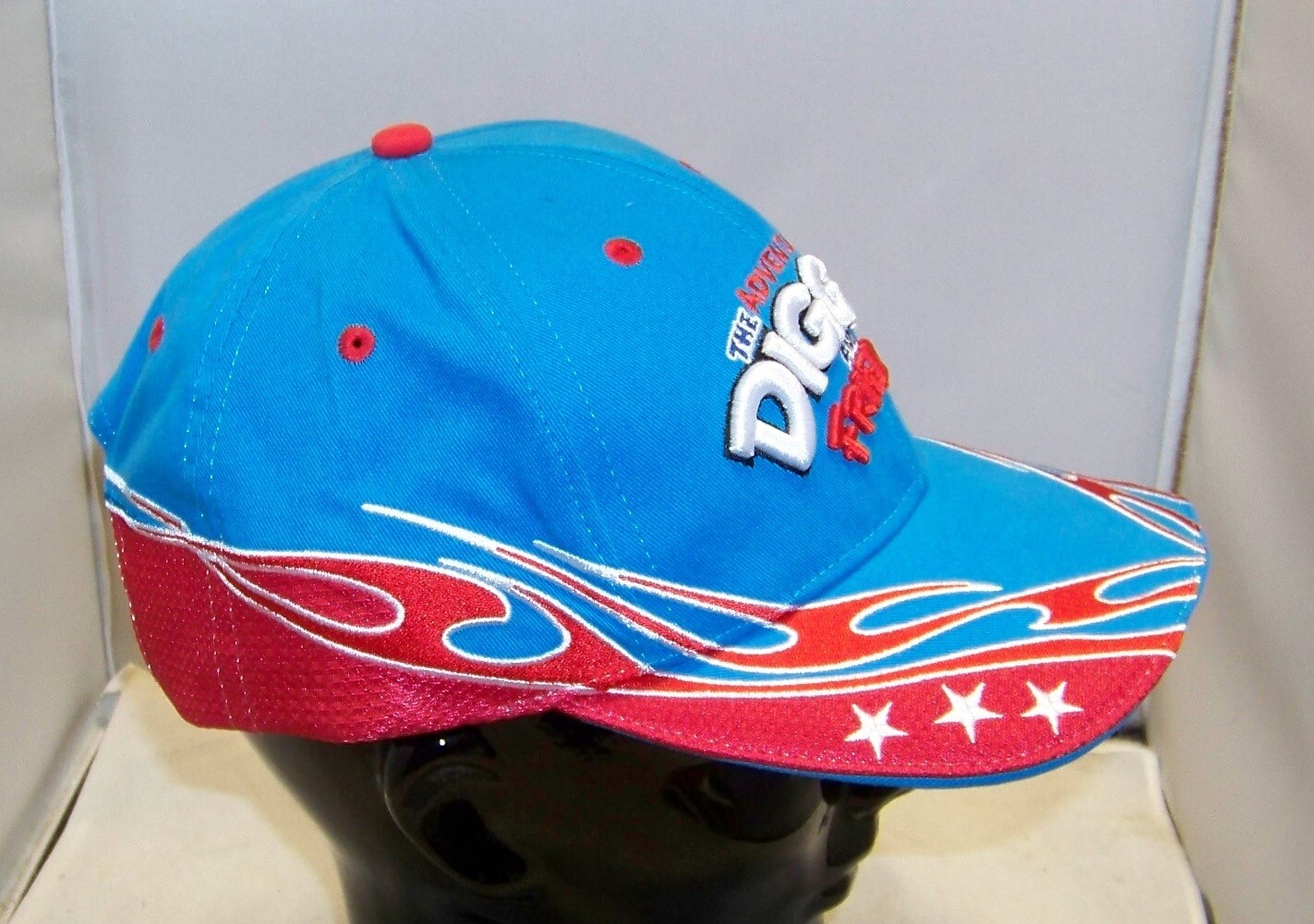 NASCAR Fox Sports Mascot Adventures of Digger Chase Flame Pit Hat Cap ...