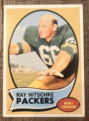 Ray Nitschke Green Bay Packers 1970 Topps Football #55 EX | eBay